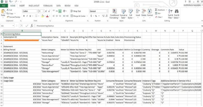 Understanding Azure Subscription Bill In Microsoft Azure Portal Understanding Azure Subscription Bill In Microsoft Azure Portal